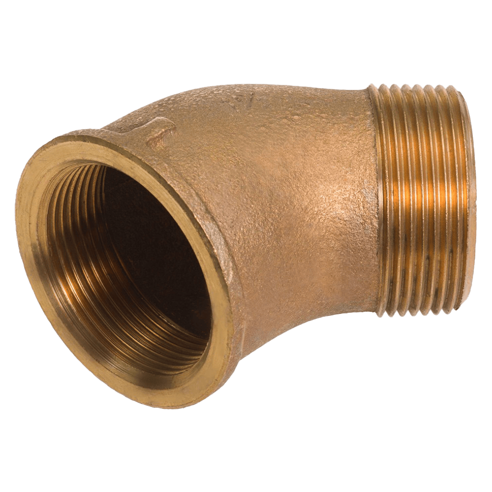 Winkel 45° I/A mit zyl. IG (Rp) und kon. AG (R) - ISO 7-1 1 1/2" - Conex Bänninger - Deutschland