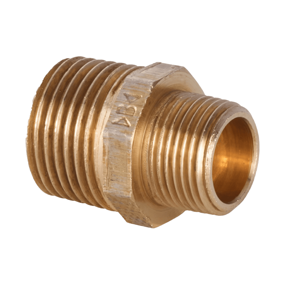 Doppelnippel reduziert mit kon. AG (R) - ISO 7-1 1/2" x 3/8" - Conex Bänninger - Deutschland