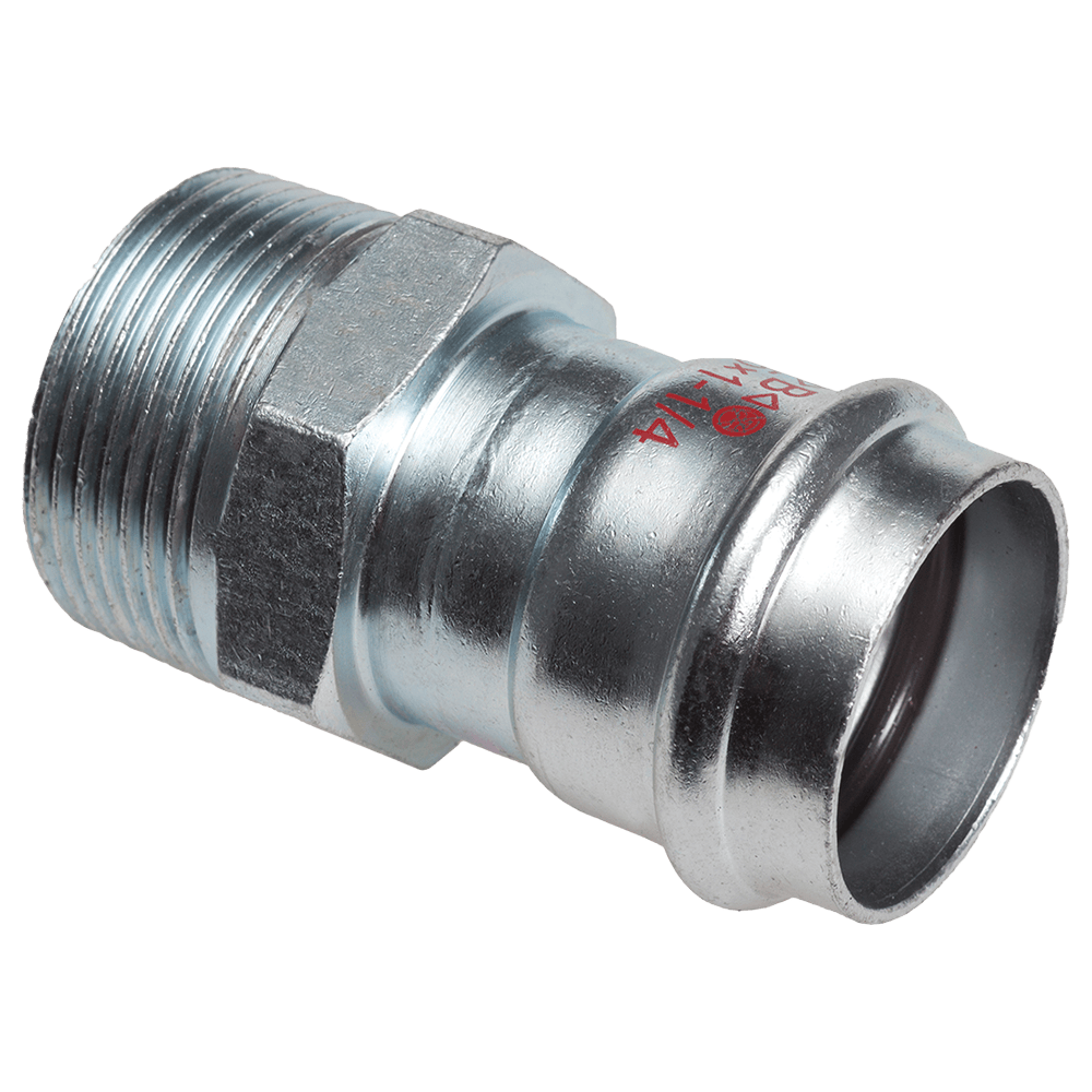 Übergangsnippel mit kon. AG (R) - ISO 7-1 22 x 1/2" - Conex Bänninger - Deutschland