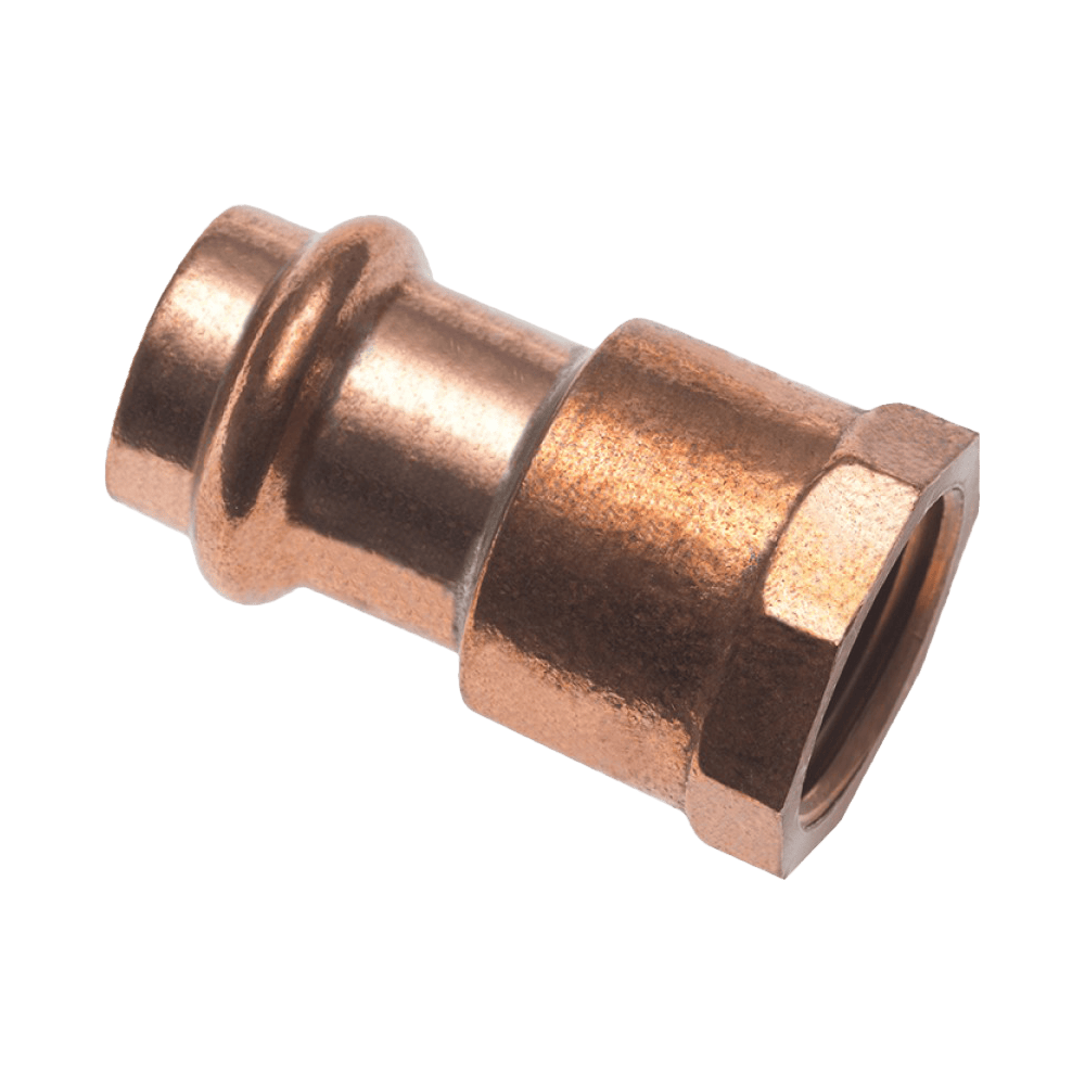 Straight Female Connector 1 1/2 x 1 1/2" - USA