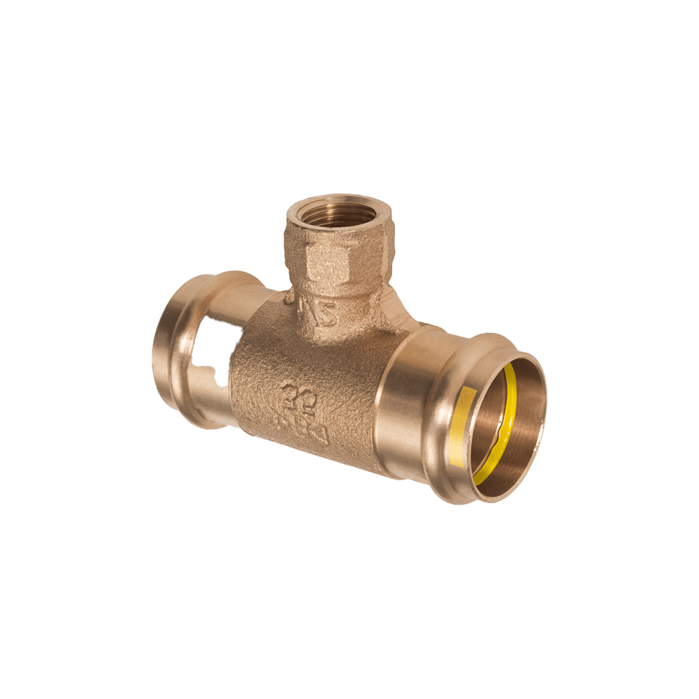 Tee with Female Threaded Branch 54 x 1/2 x 54mm - Conex International