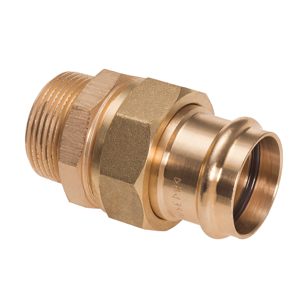 Male Straight Union Connector 28 x 1" - Conex International