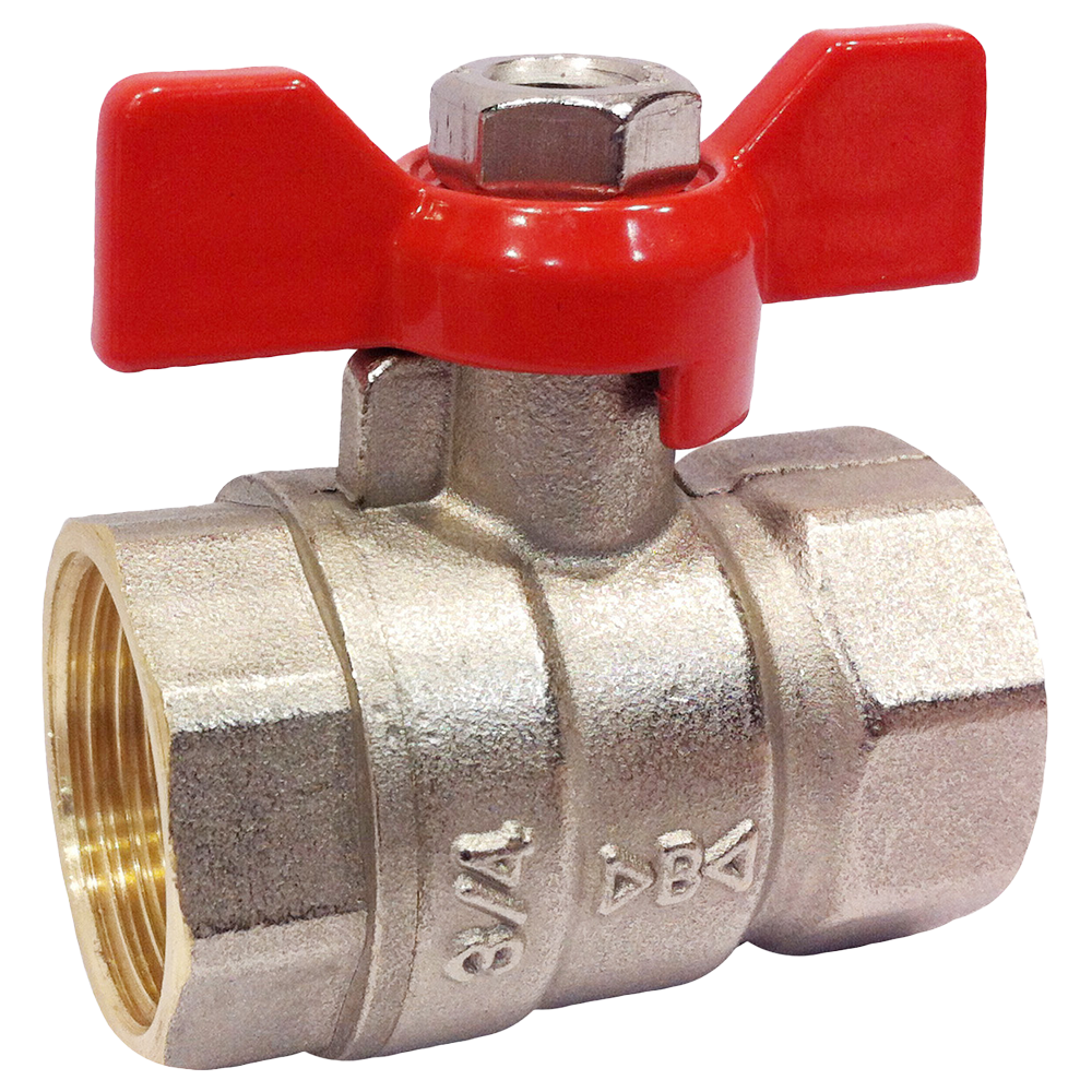 Ball Valve FxF - Blue Butterfly Handle 3/4" - Conex Bänninger - UK ...