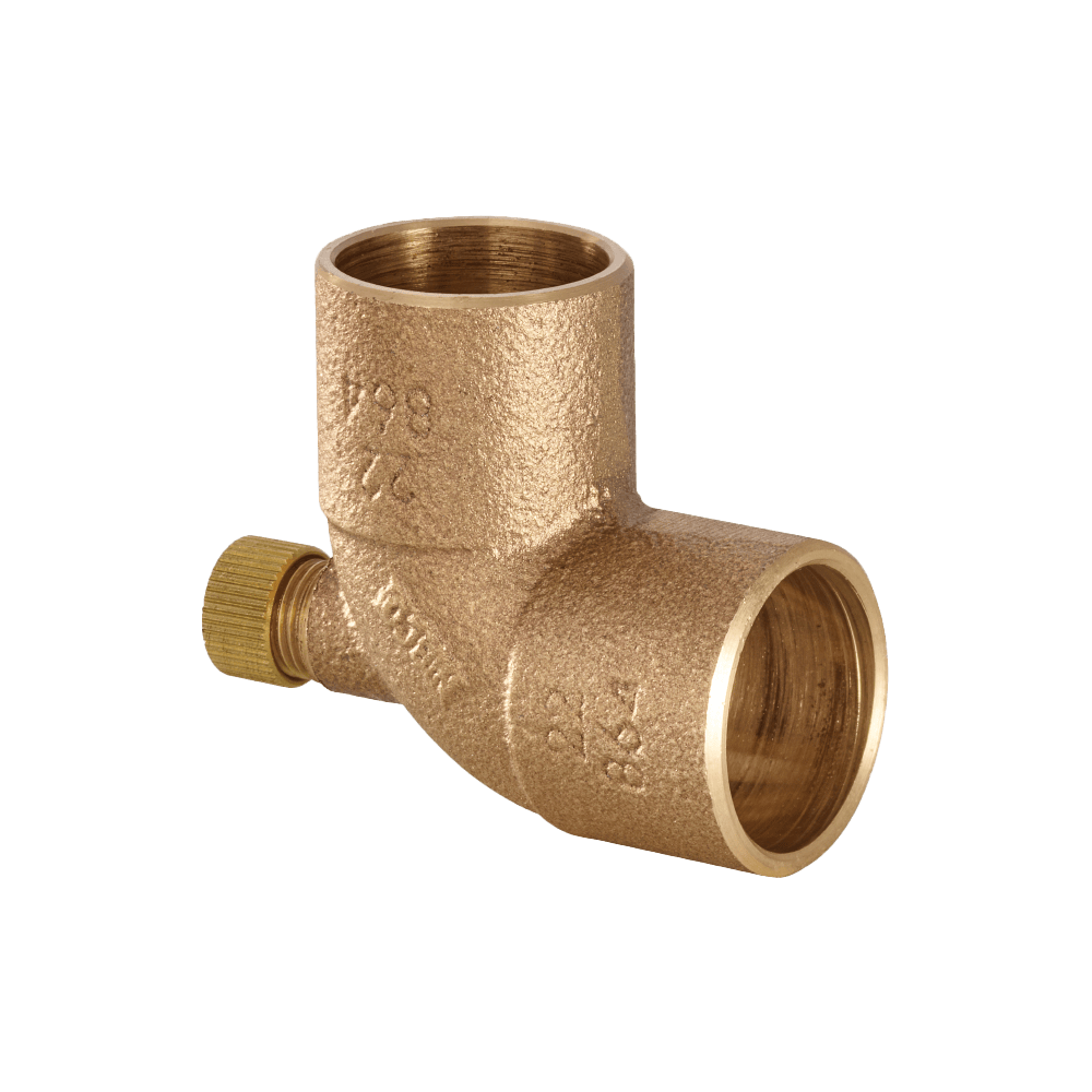 Elbow with Air Vent 28mm - Conex Bänninger - UK & Middle East