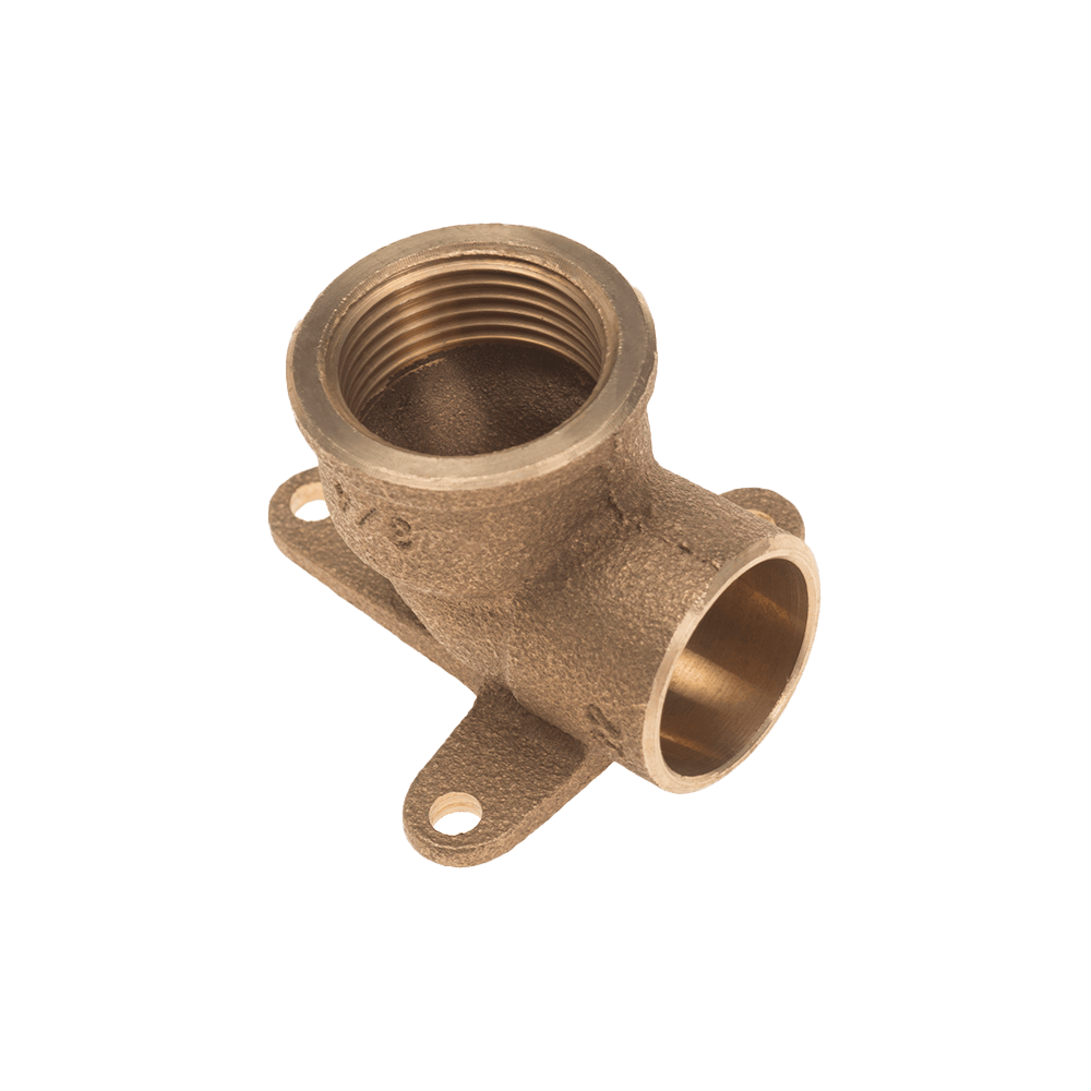 Female Wall Plate Elbow (3 Hole) 15 x 1/2" - Conex Bänninger - UK & Middle East