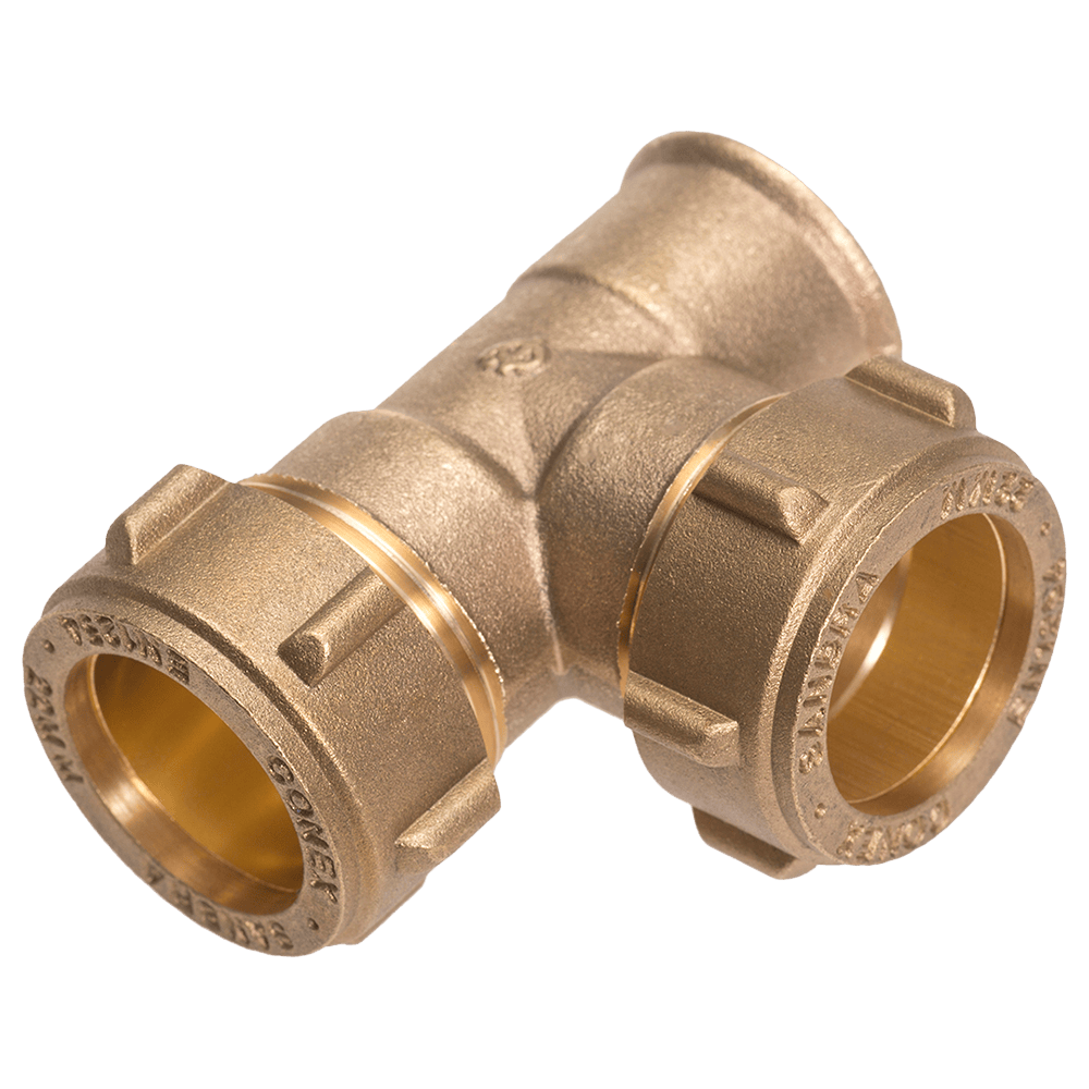 Tee With Female End 22 x 1/2 x 22mm - Conex Bänninger - UK & Middle East