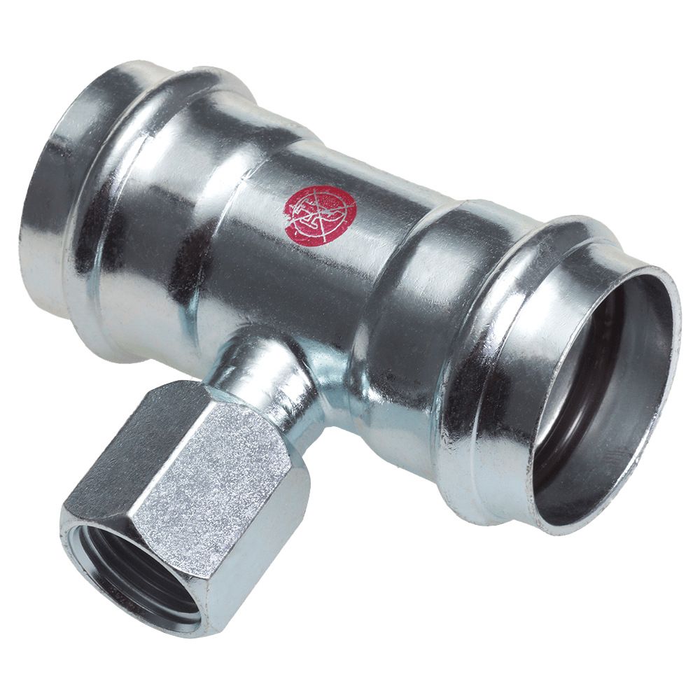 Tee with Female Threaded Branch 42 x 1/2 x 42" - Conex Bänninger - UK ...